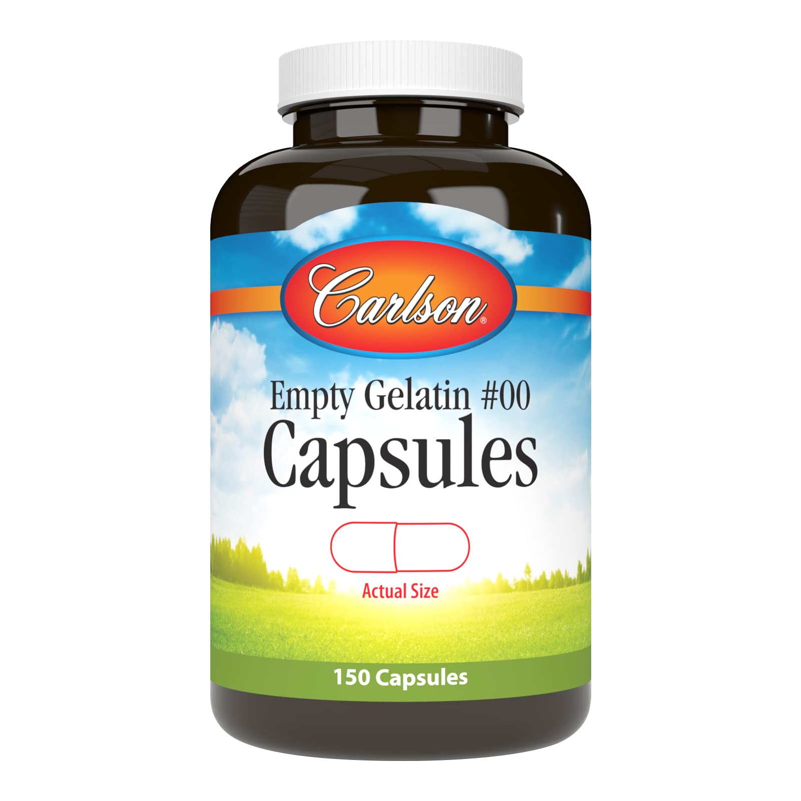 Carlson empty gelatin capsules for supplements