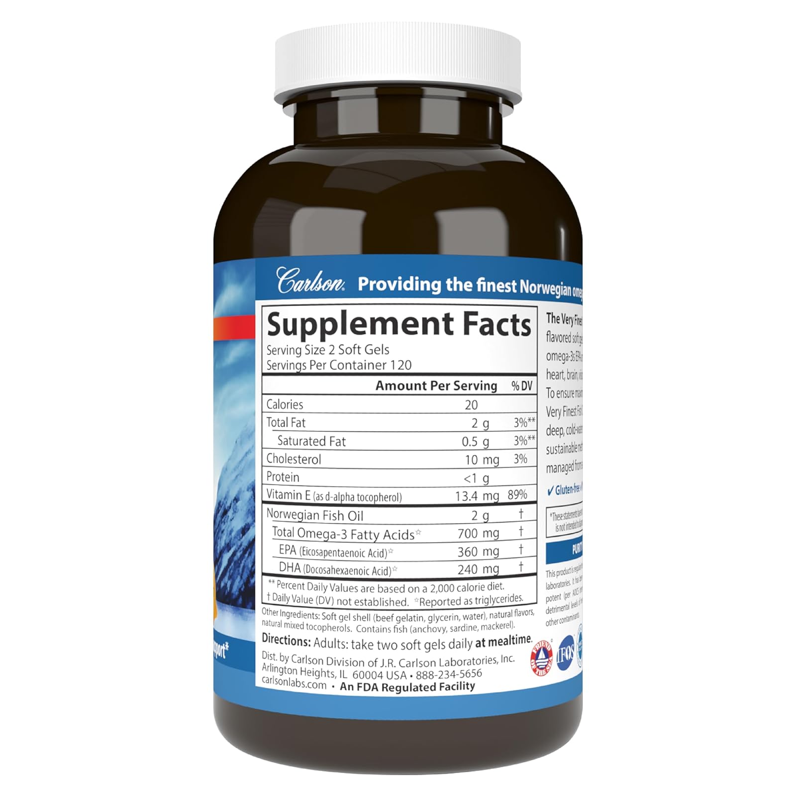 Carlson fish oil for wellness