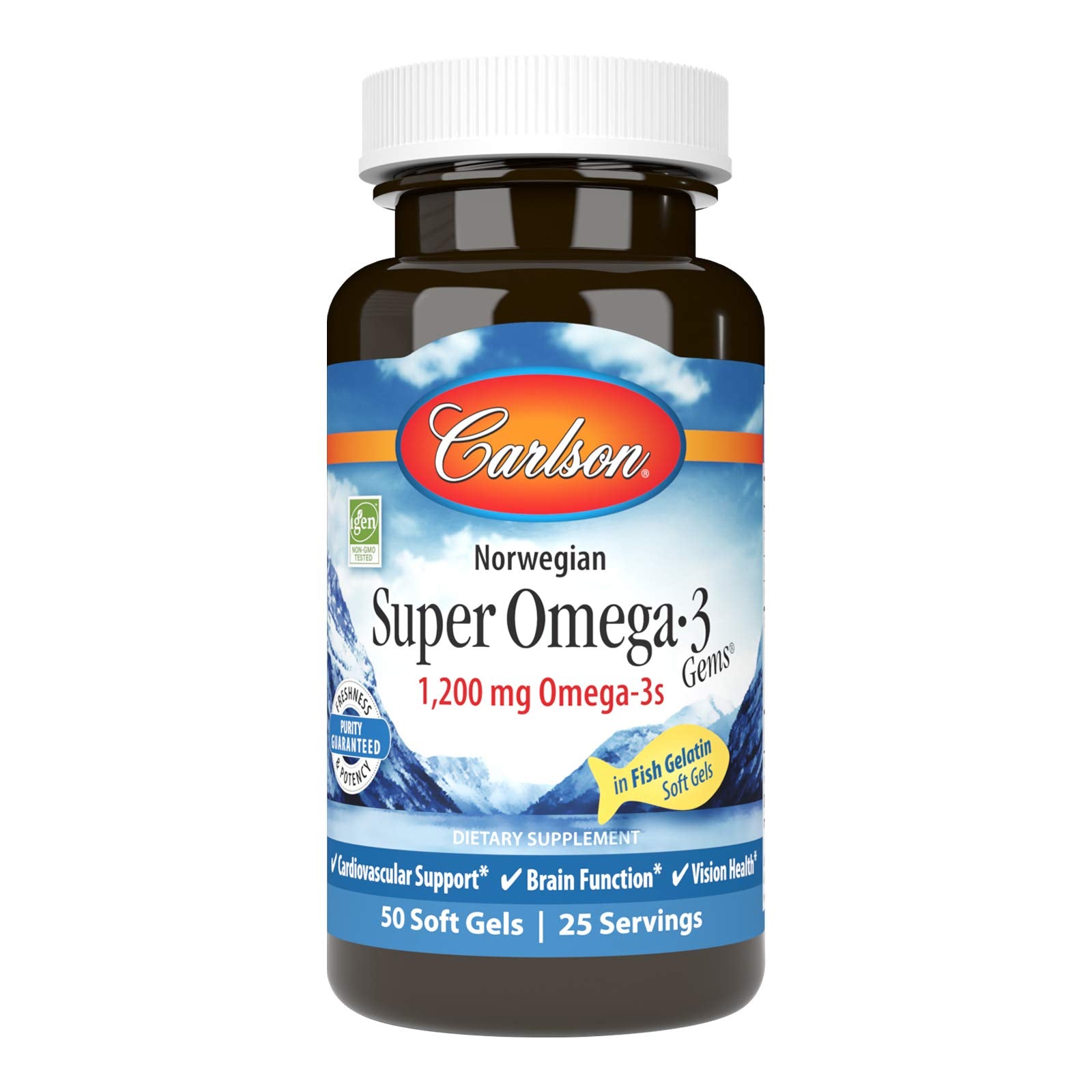 Carlson fish oil omega 3 softgels