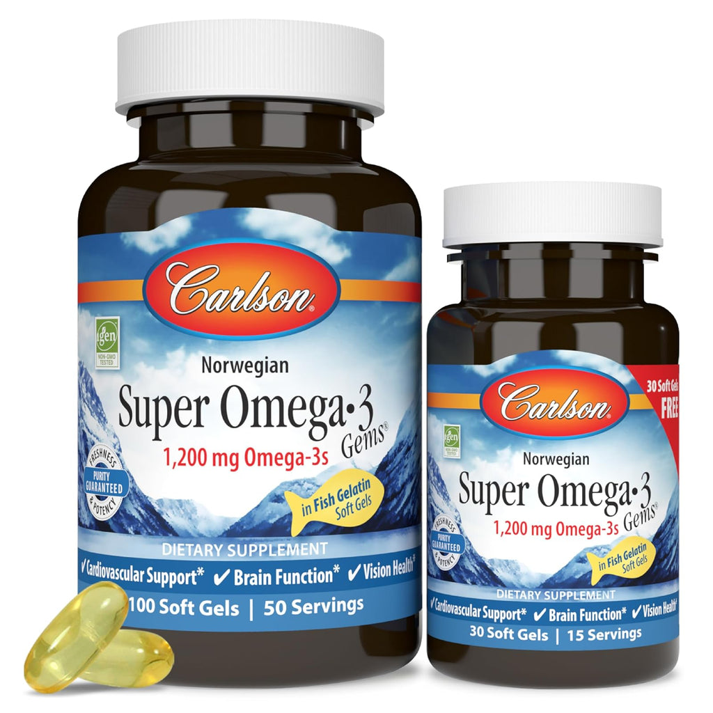 Carlson fish oil omega 3 softgels