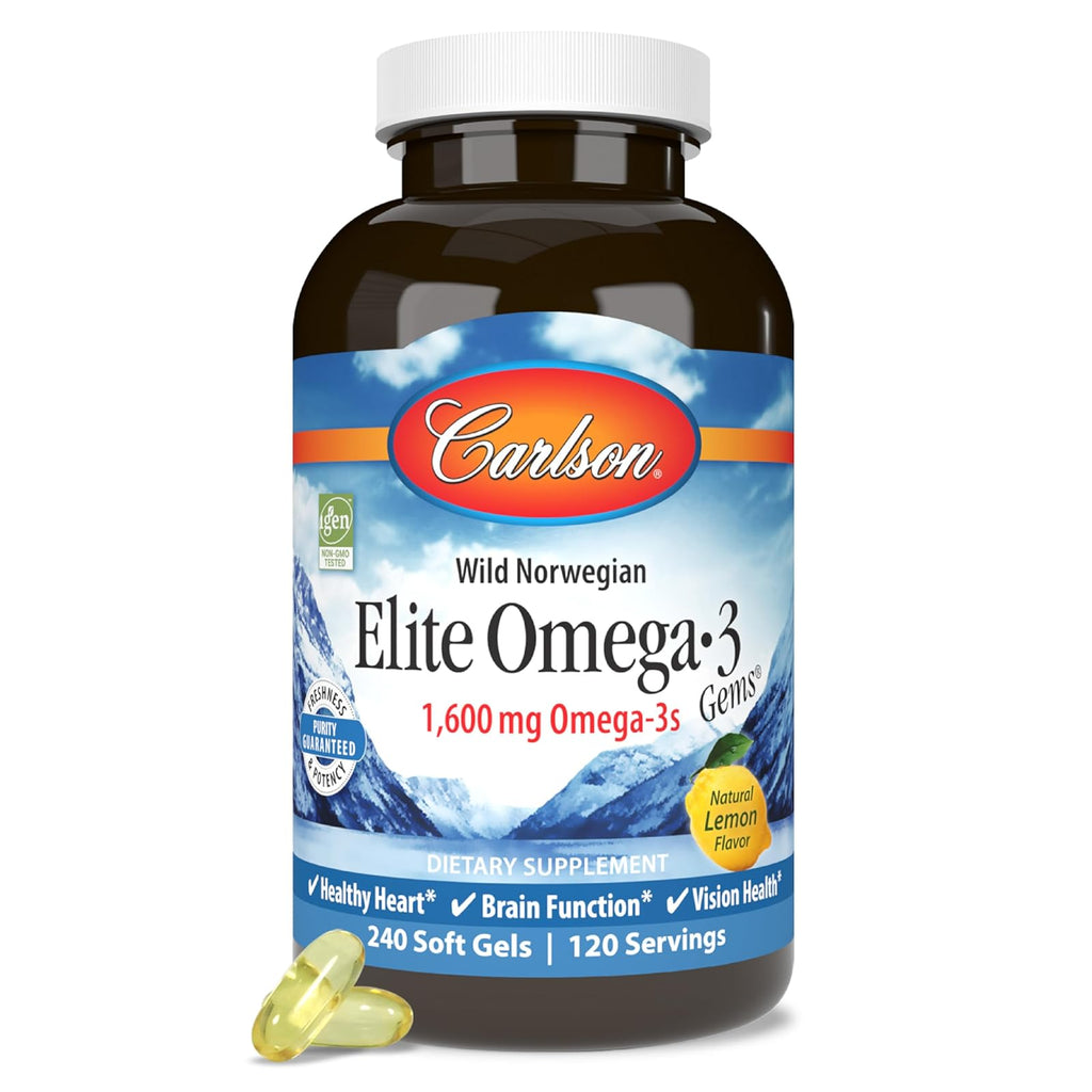 Carlson fish oil softgels for health