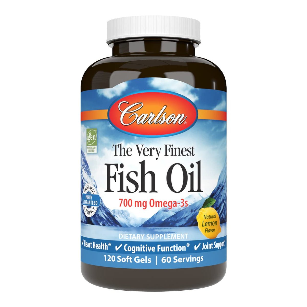 Carlson fish oil softgels for heart health