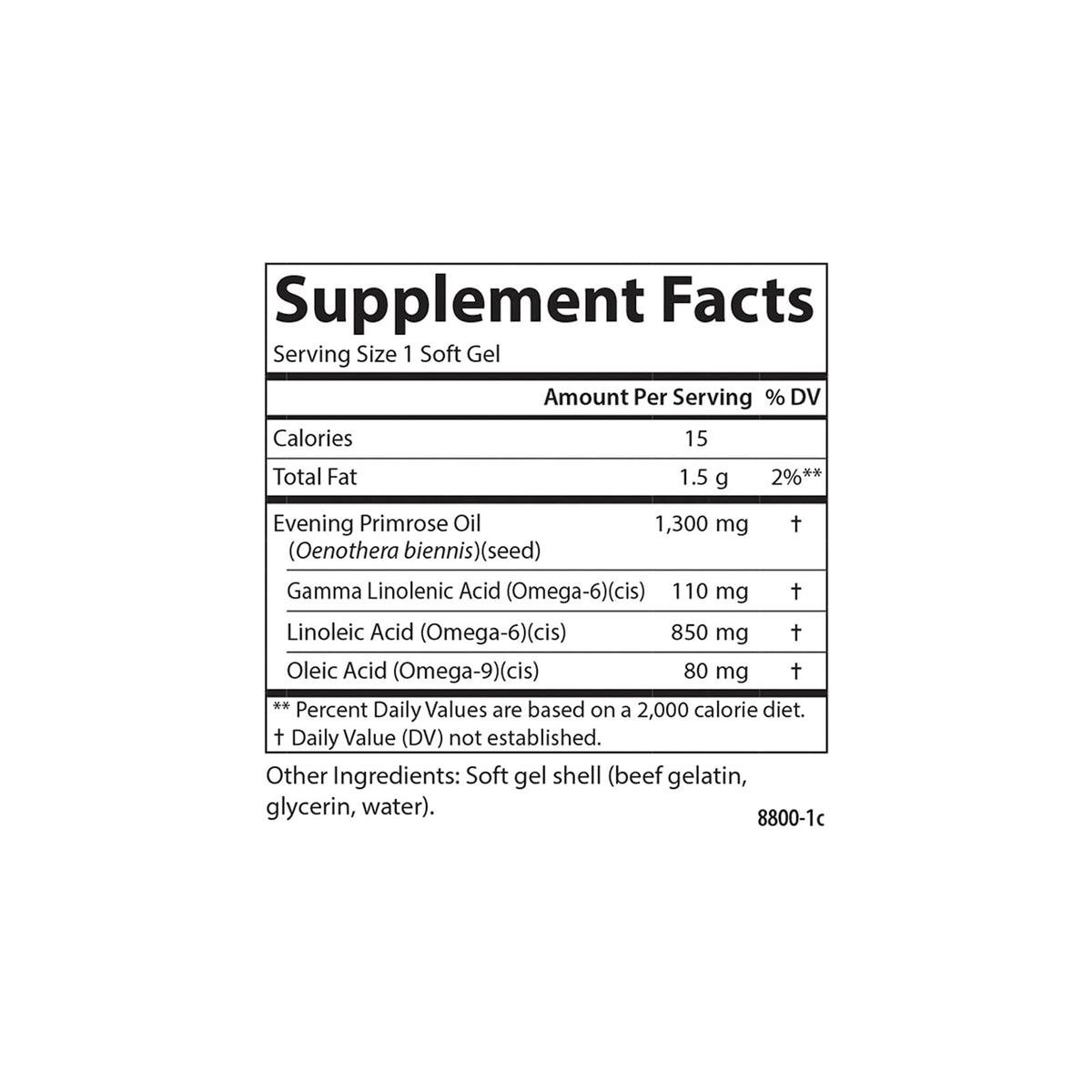 Carlson herbal supplement for skin health