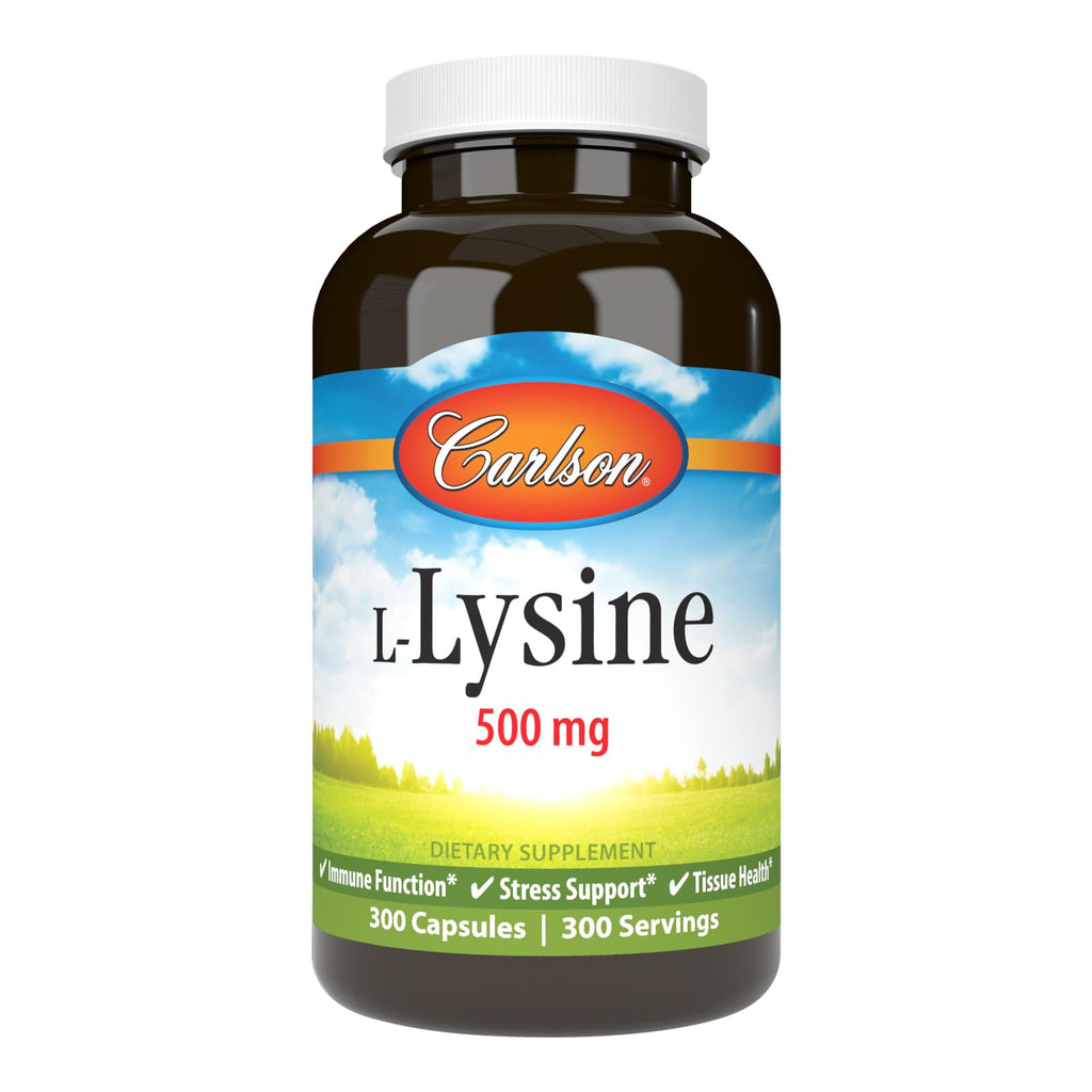 Carlson L-Lysine 500 mg capsules