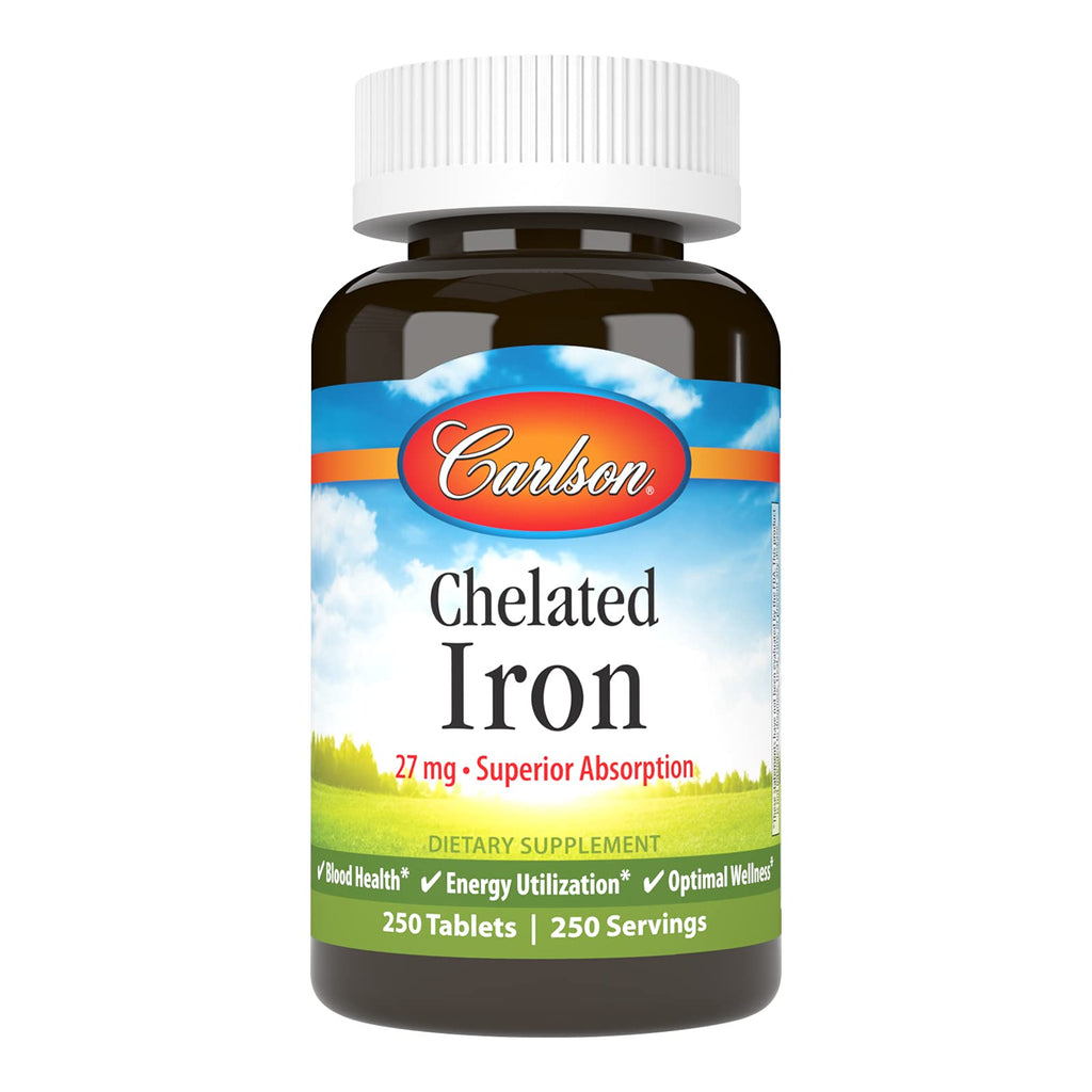 Carlson Labs chelated iron supplement