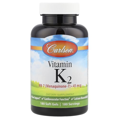 Carlson Labs vitamin K2 MK7 benefits
