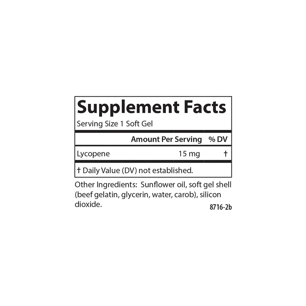 Carlson lycopene capsules for daily wellness
