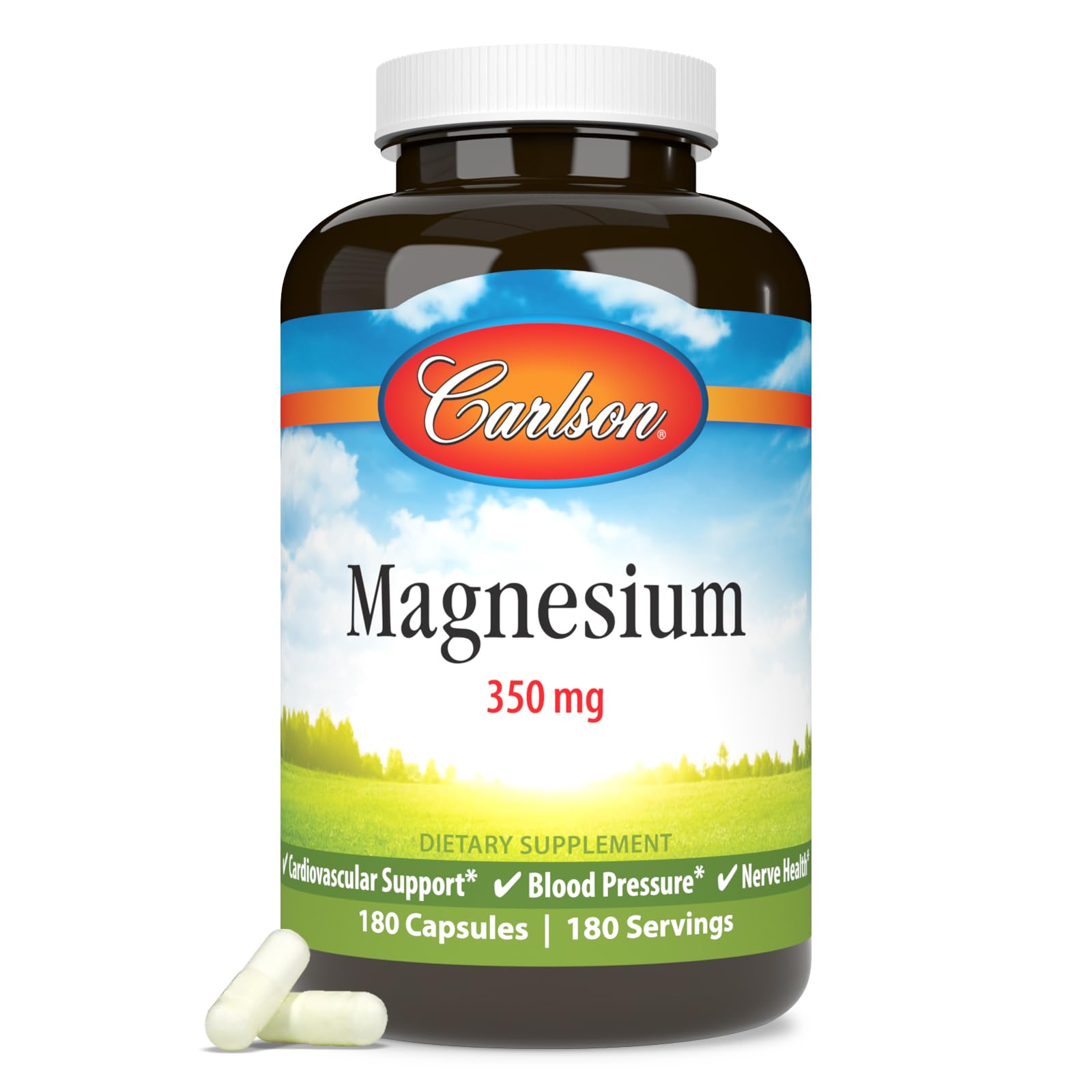 Carlson magnesium capsules for relaxation