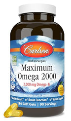 Carlson Maximum Omega 2000 softgels
