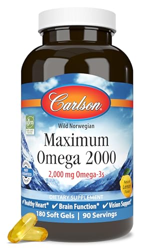 Carlson Maximum Omega 2000 softgels
