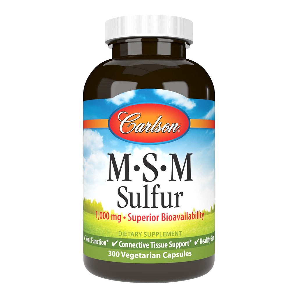 Carlson MSM sulfur vegetarian capsules