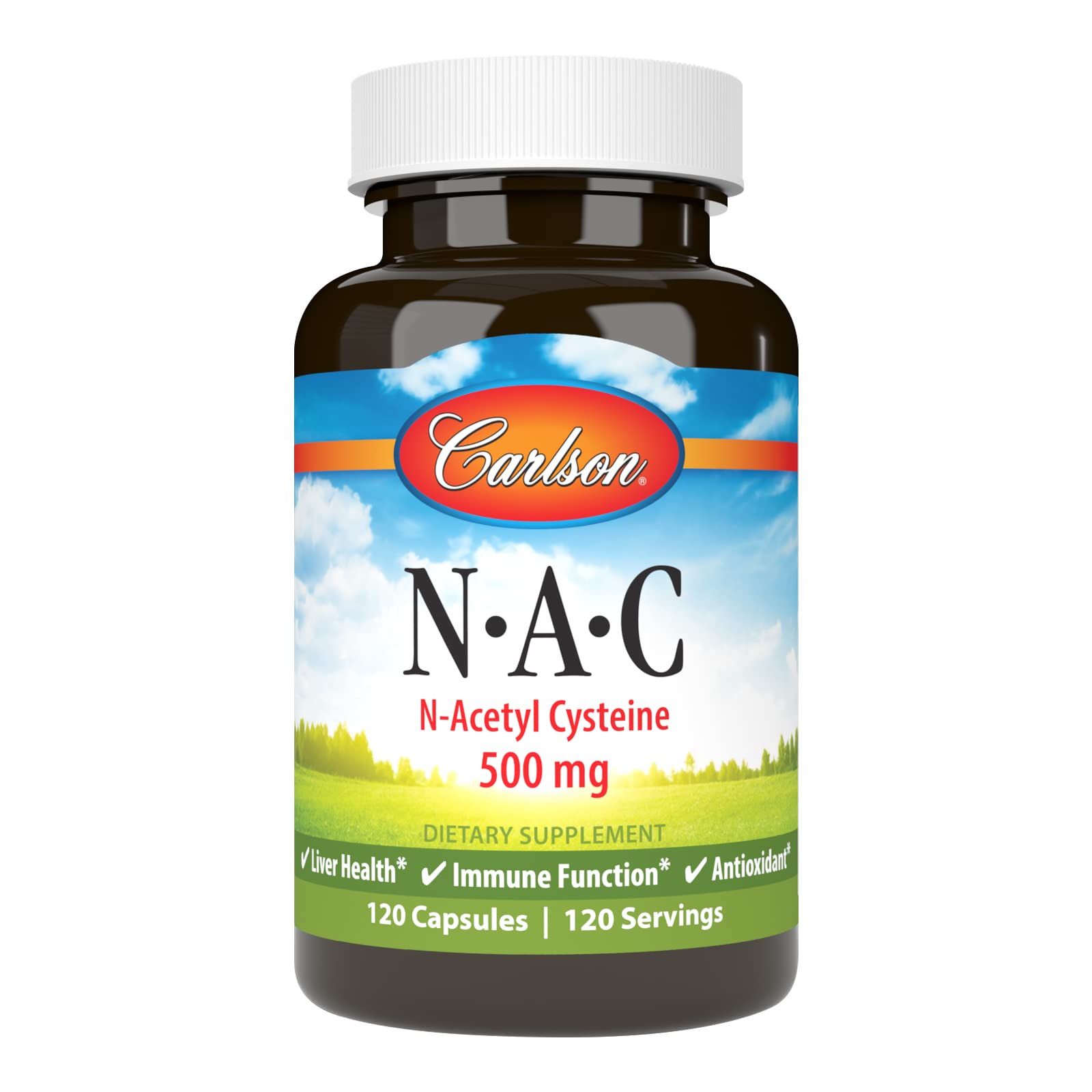 Carlson NAC vegetarian capsules