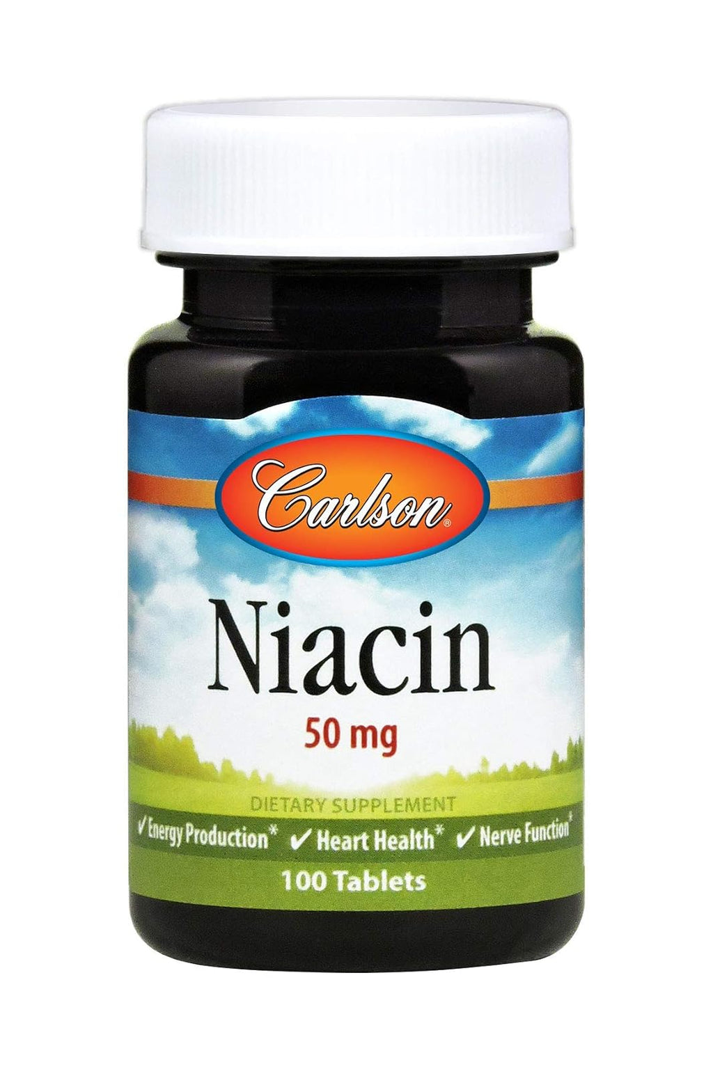 Carlson Niacin 50 mg supplement