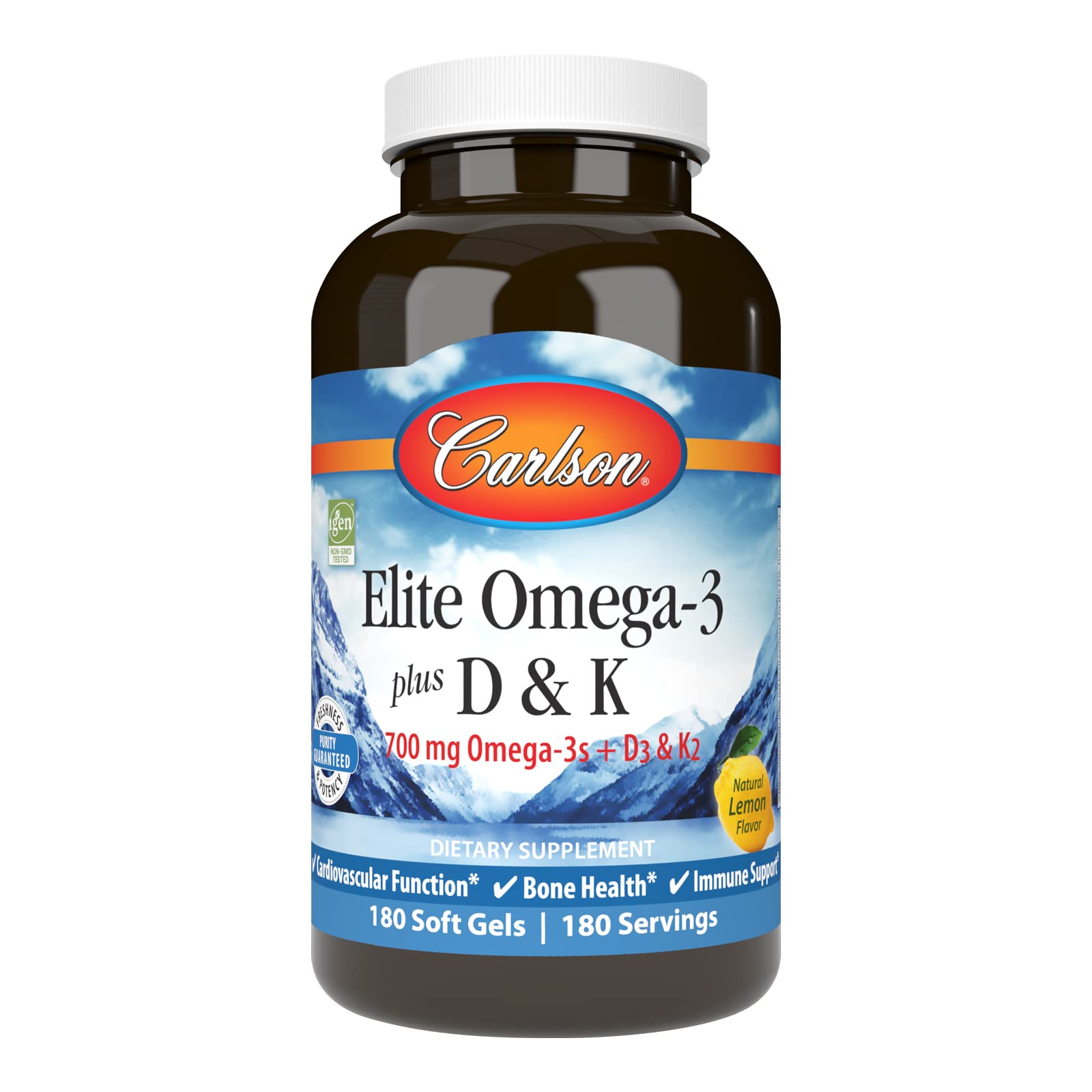 Carlson Omega-3 softgels with vitamin D