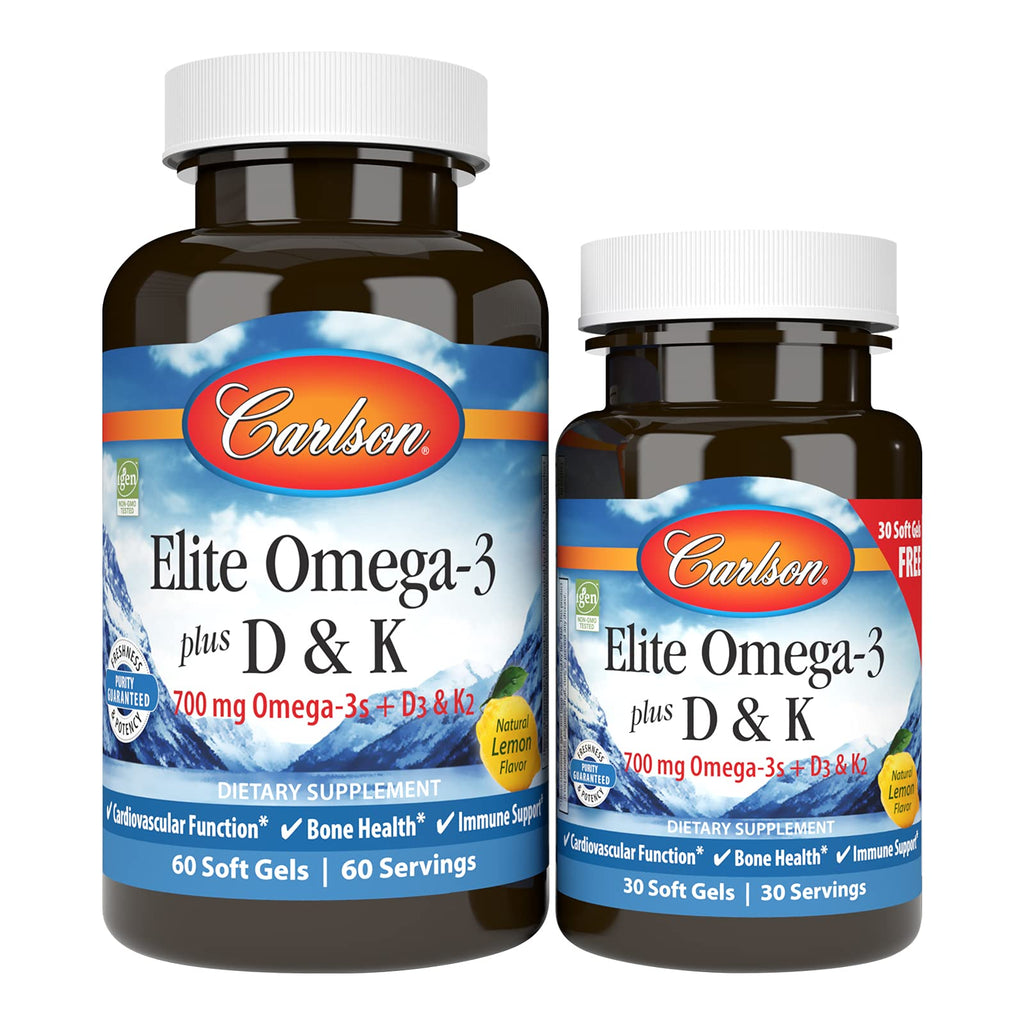 Carlson Omega-3 softgels with vitamin D