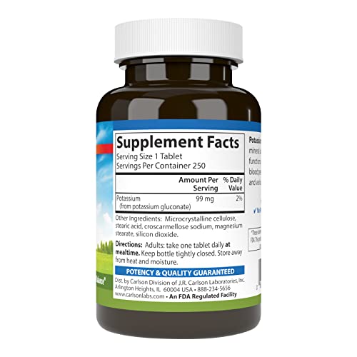 Carlson potassium for daily wellness