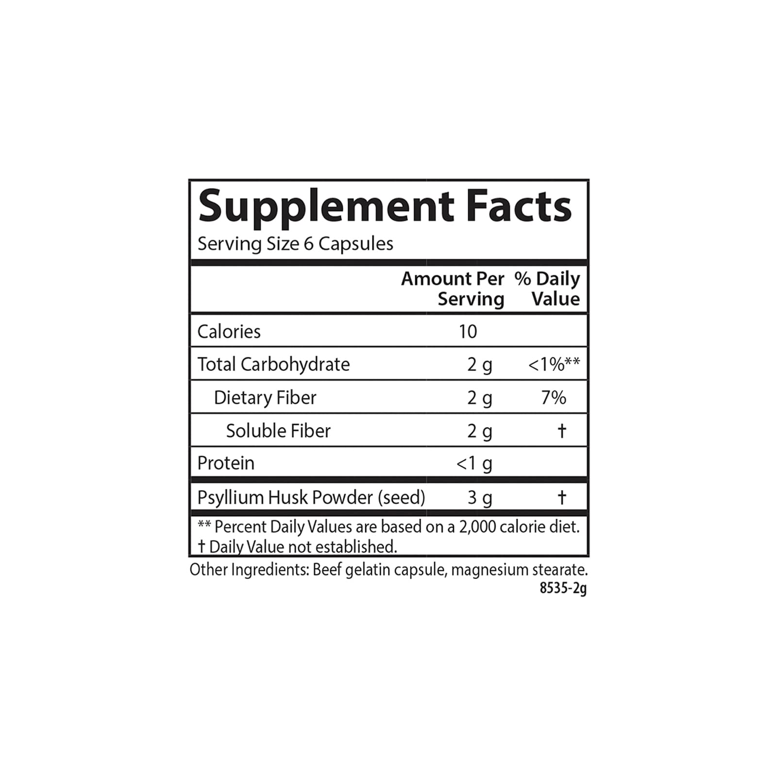 Carlson psyllium for daily fiber intake