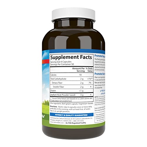 Carlson psyllium for regularity support
