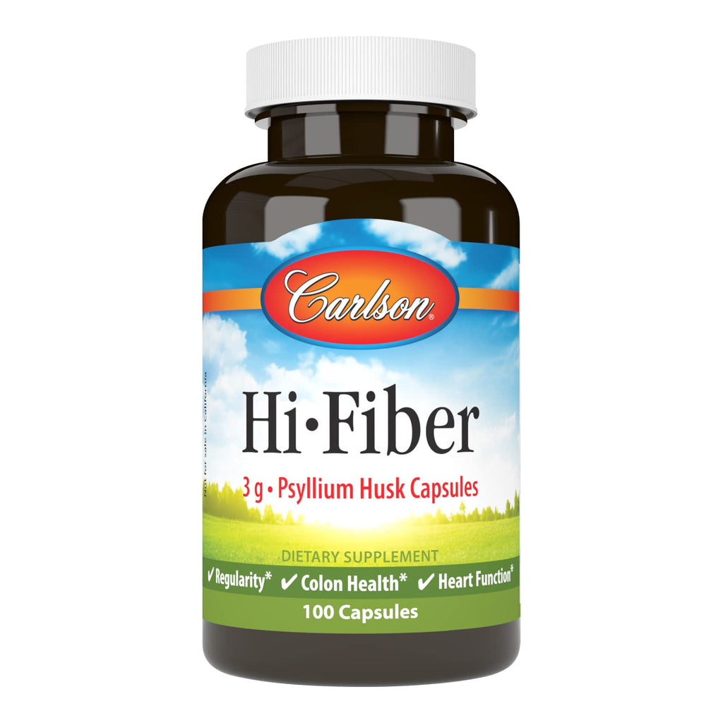 Carlson psyllium husk capsules for digestion