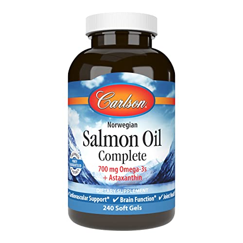 Carlson salmon oil softgels for health