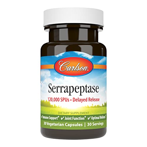Carlson Serrapeptase vegetarian capsules