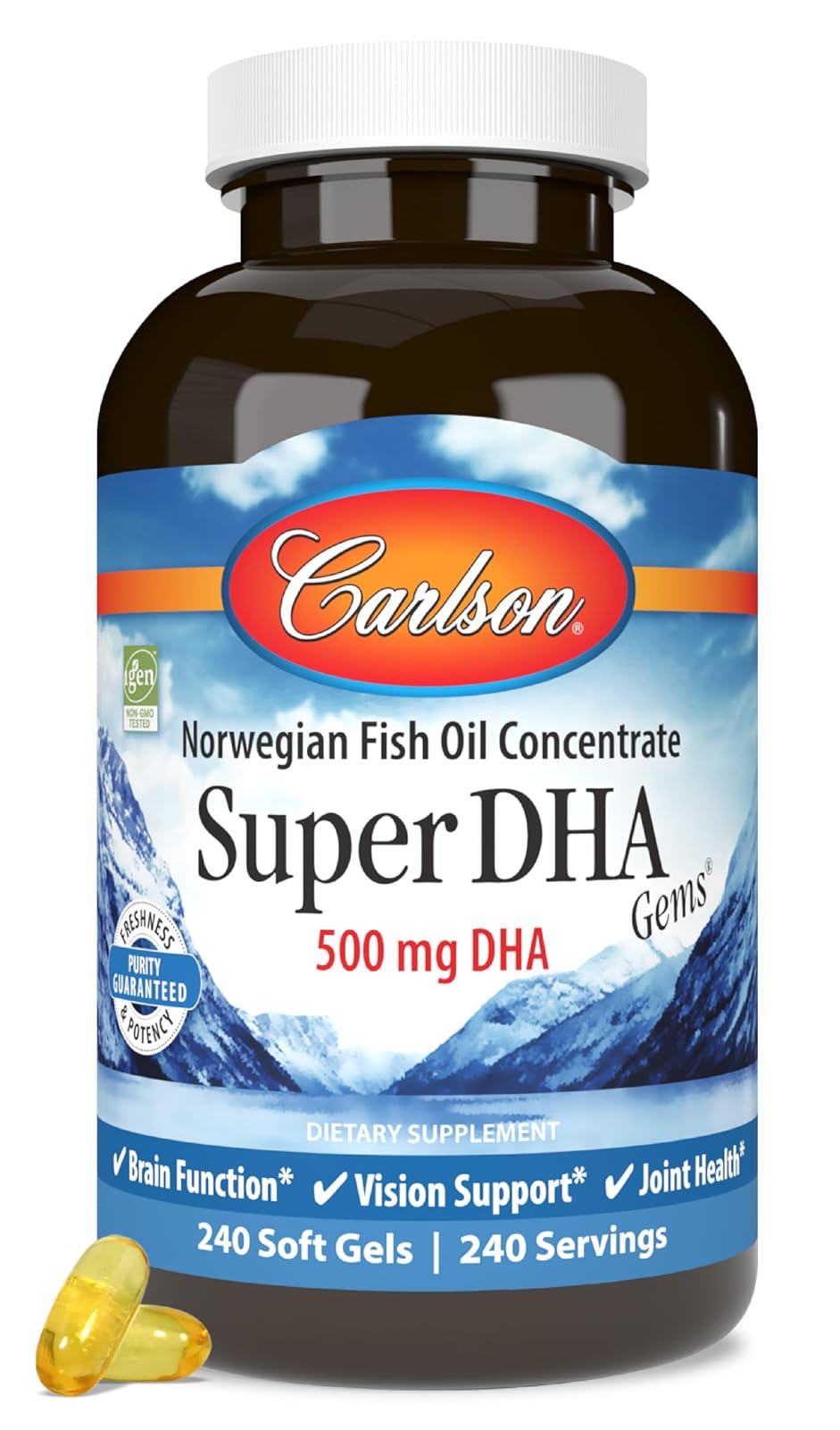 Carlson Super DHA Gems softgels