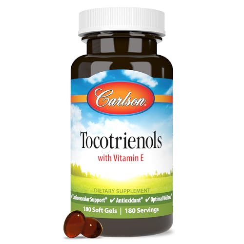 Carlson tocotrienols softgels for heart health