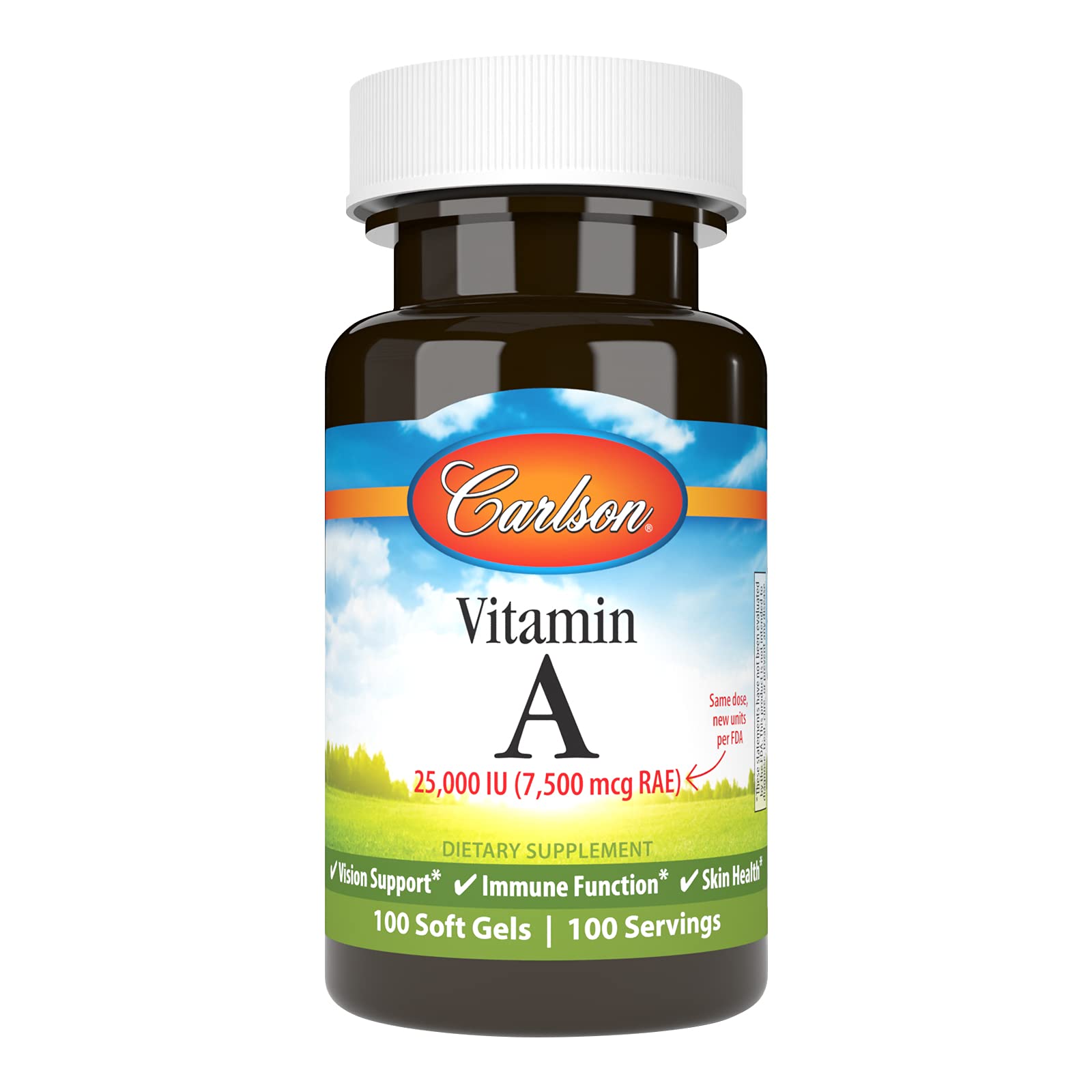 Carlson vitamin A softgels benefits