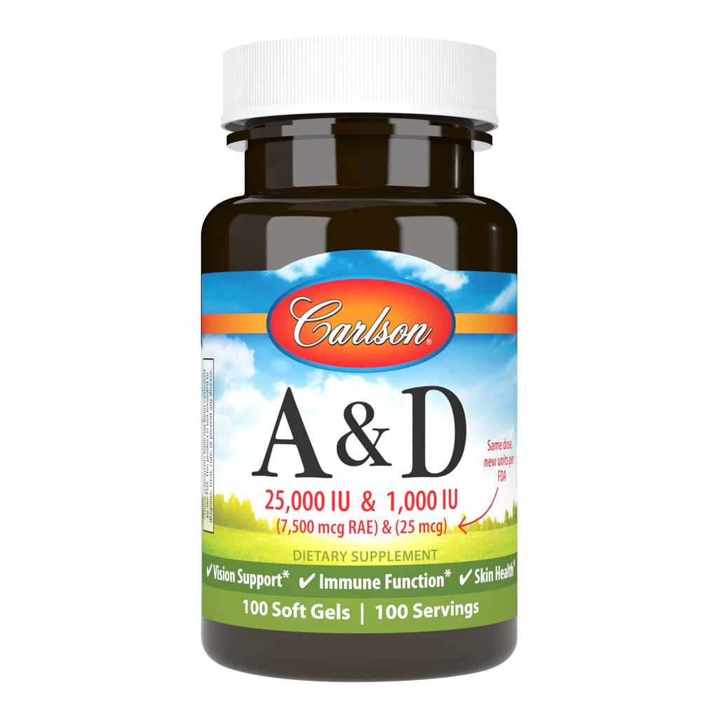 Carlson vitamin A softgels for immunity