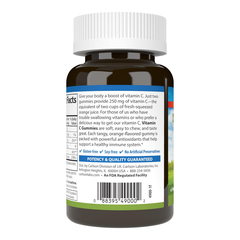 Carlson vitamin C gummies for skin health