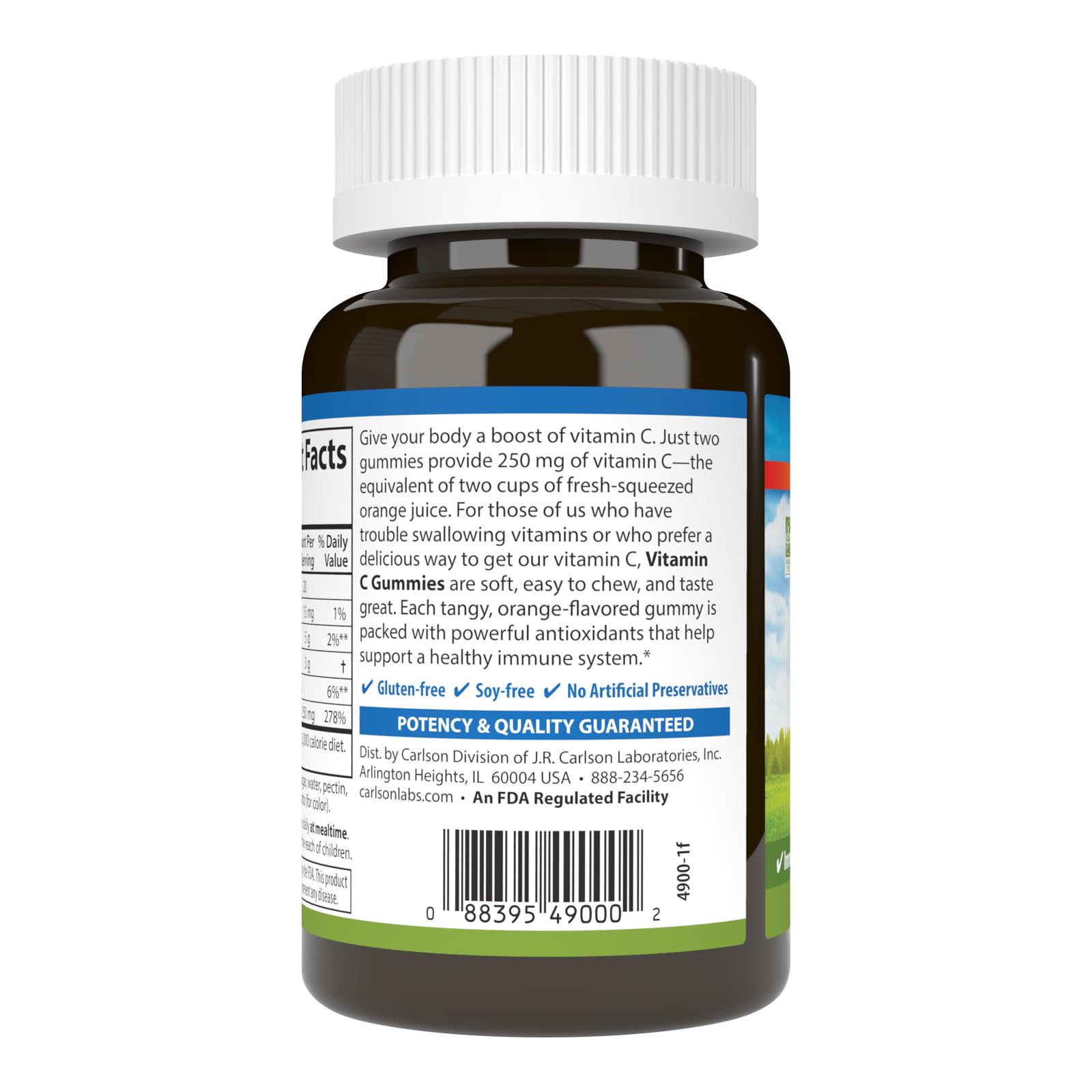 Carlson vitamin C gummies for skin health