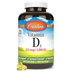 Carlson Vitamin D3 5000 IU softgels