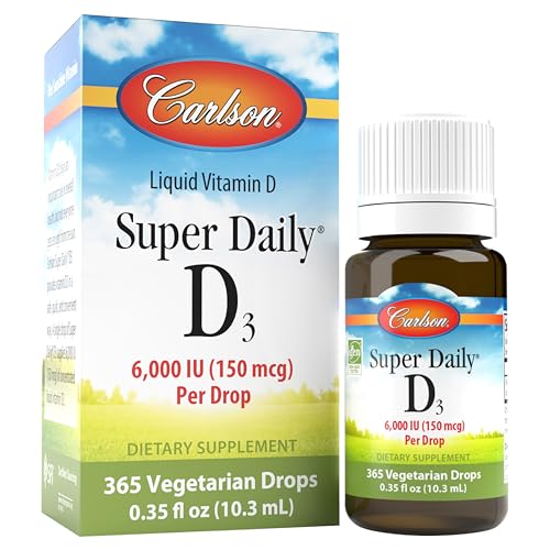 Carlson vitamin D3 6000 IU drops