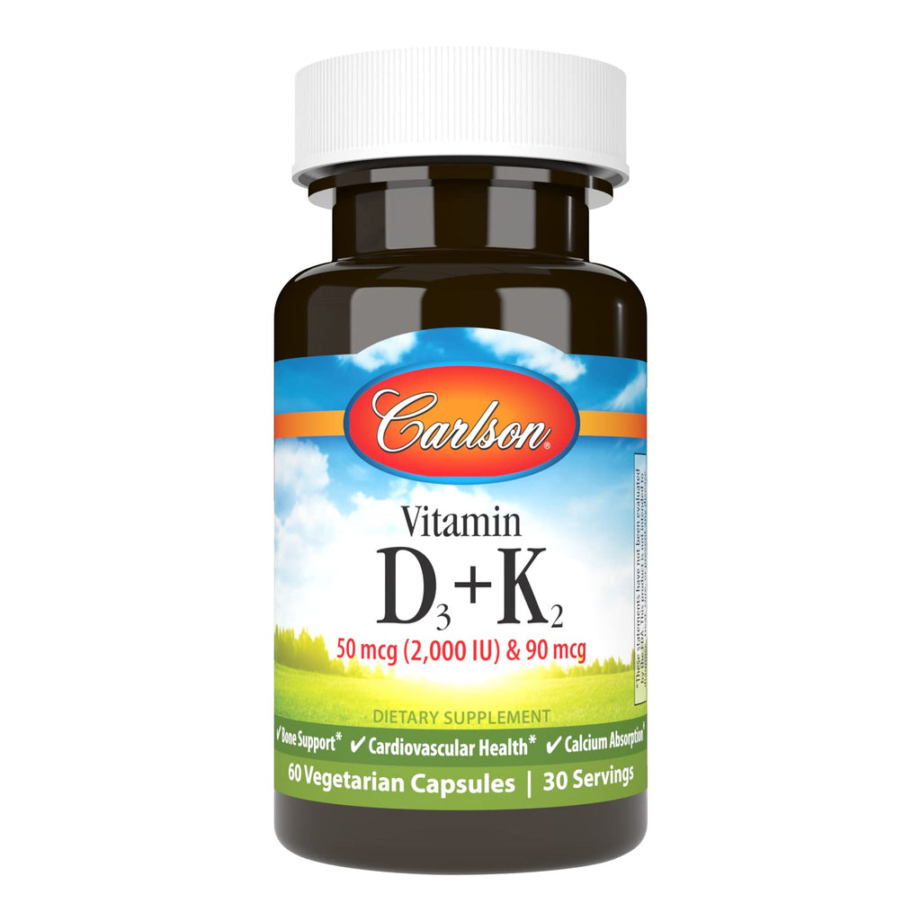 Carlson Vitamin D3 K2 capsules