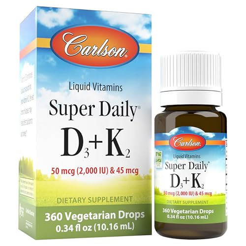 Carlson vitamin D3 K2 drops