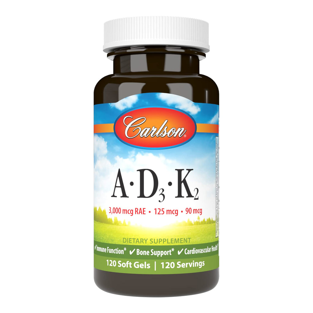 Carlson Vitamin D3 K2 soft gels