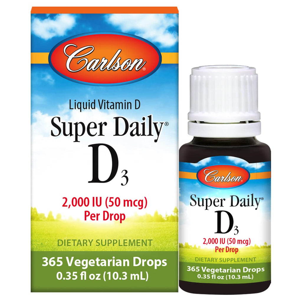 Carlson vitamin D3 liquid drops