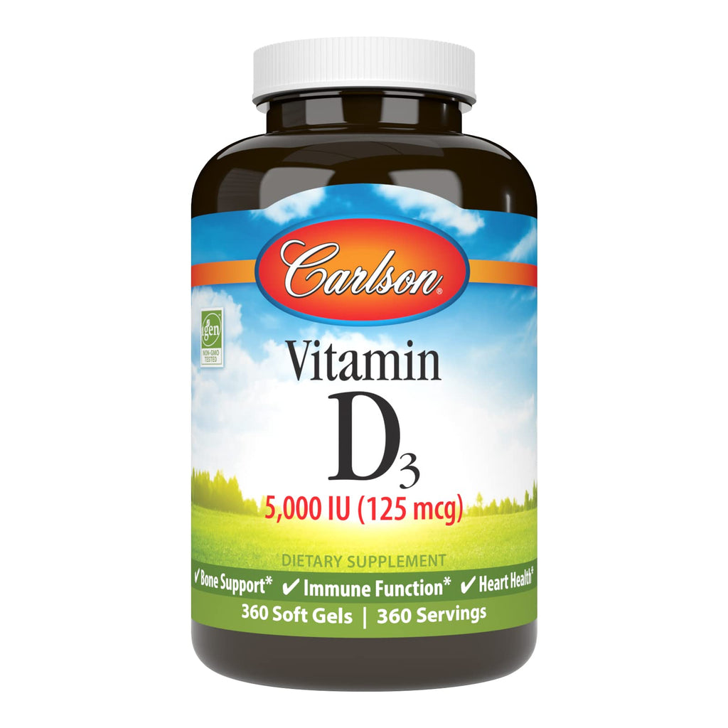 Carlson vitamin D3 soft gels