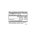Carlson vitamin D3 softgels for daily wellness