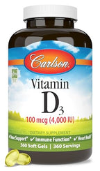 Carlson Vitamin D3 softgels for immunity