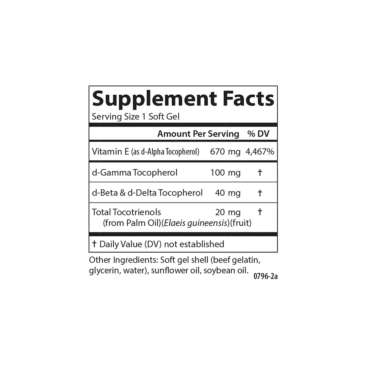 Carlson vitamin e for skin health