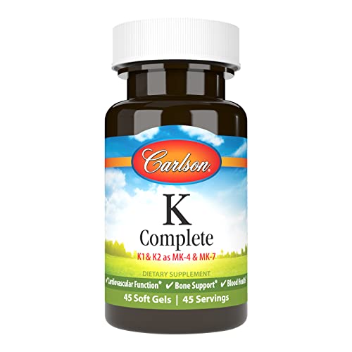 Carlson vitamin K softgels for health
