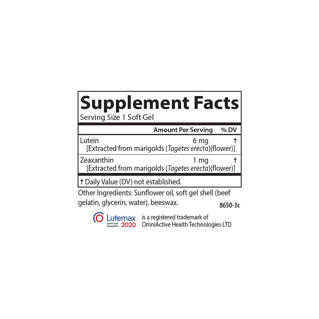 Carlson vitamins for vision protection