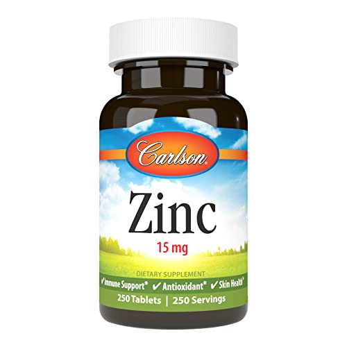 Carlson zinc supplement for skin health