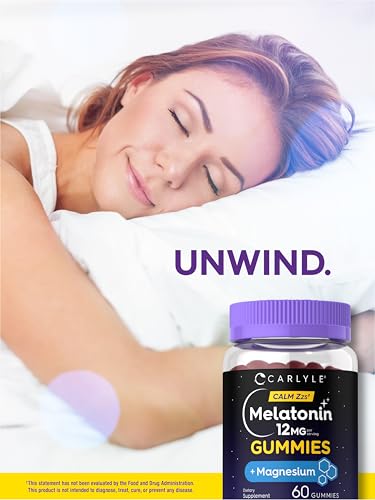 Carlyle 12 mg melatonin for better sleep
