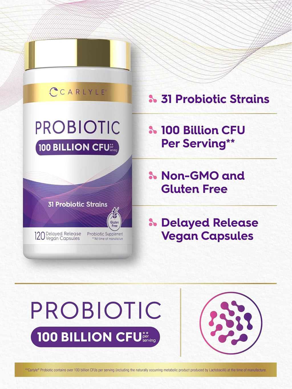 Carlyle 120 capsules for gut health