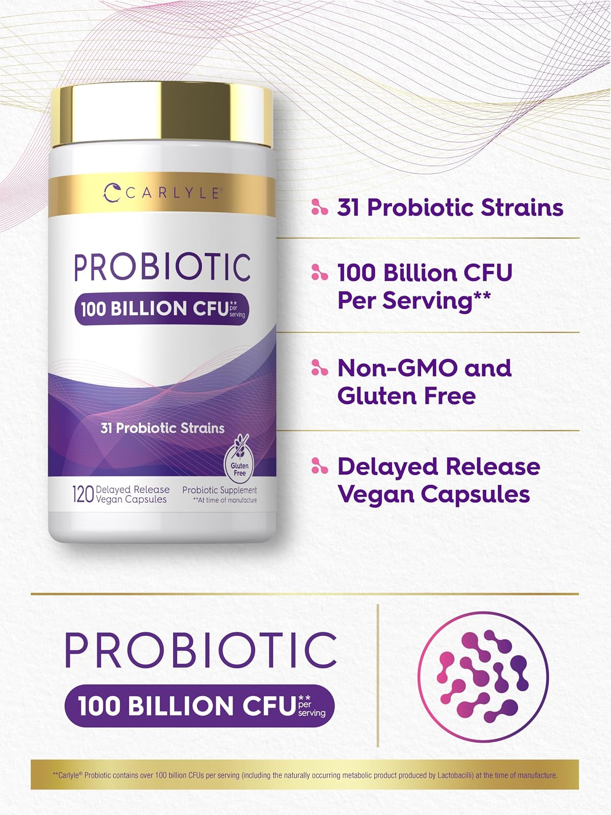 Carlyle 120 capsules for gut health