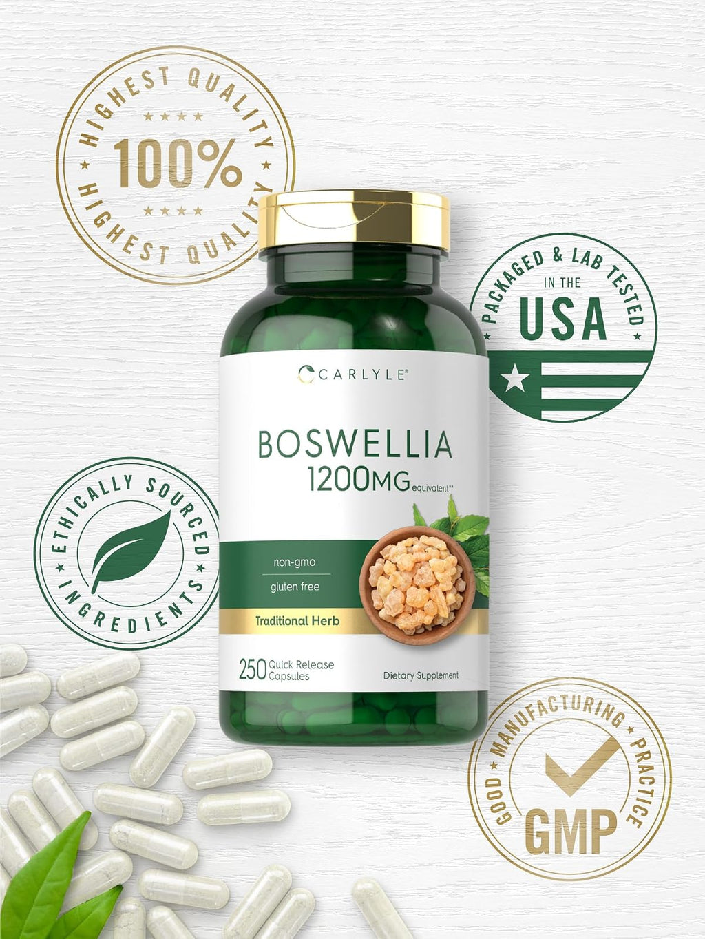Carlyle 250 capsules for daily use