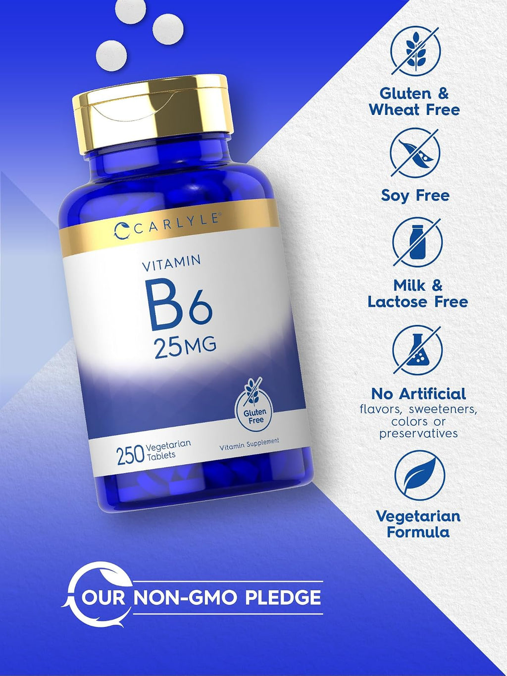 Carlyle 250 count Vitamin B6