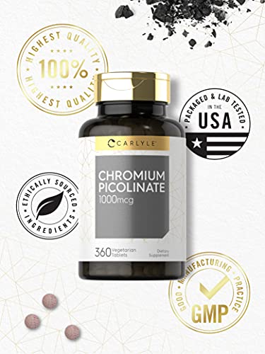 Carlyle 360 tablets for daily chromium intake